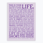 Limited Edition Holstee Manifesto x LoveYourBrain (12x16)