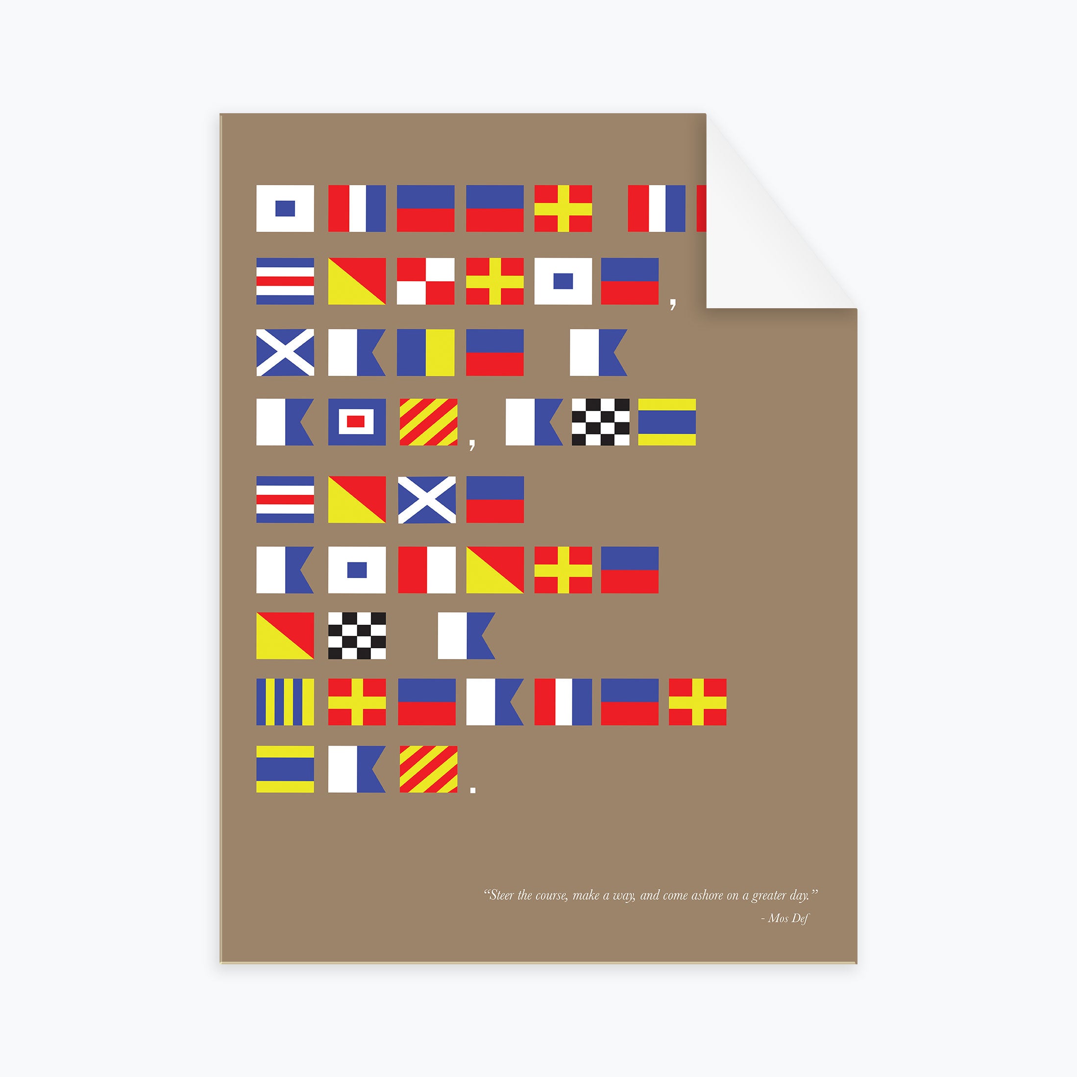 Steer The Course (18x24) – Holstee